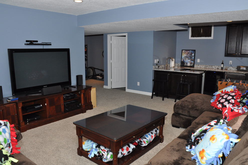 Basement Remodel-Eden Prairie - Traditional - Basement - Minneapolis ...