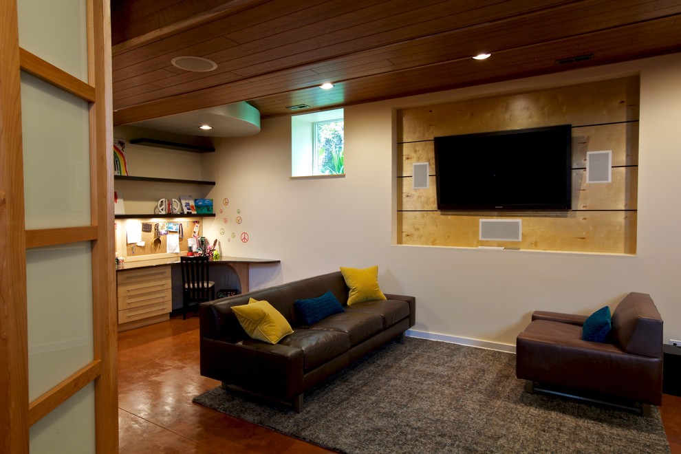 Basement Remodel - Modern - Home Office - Chicago - by Gina Bon, Airoom ...