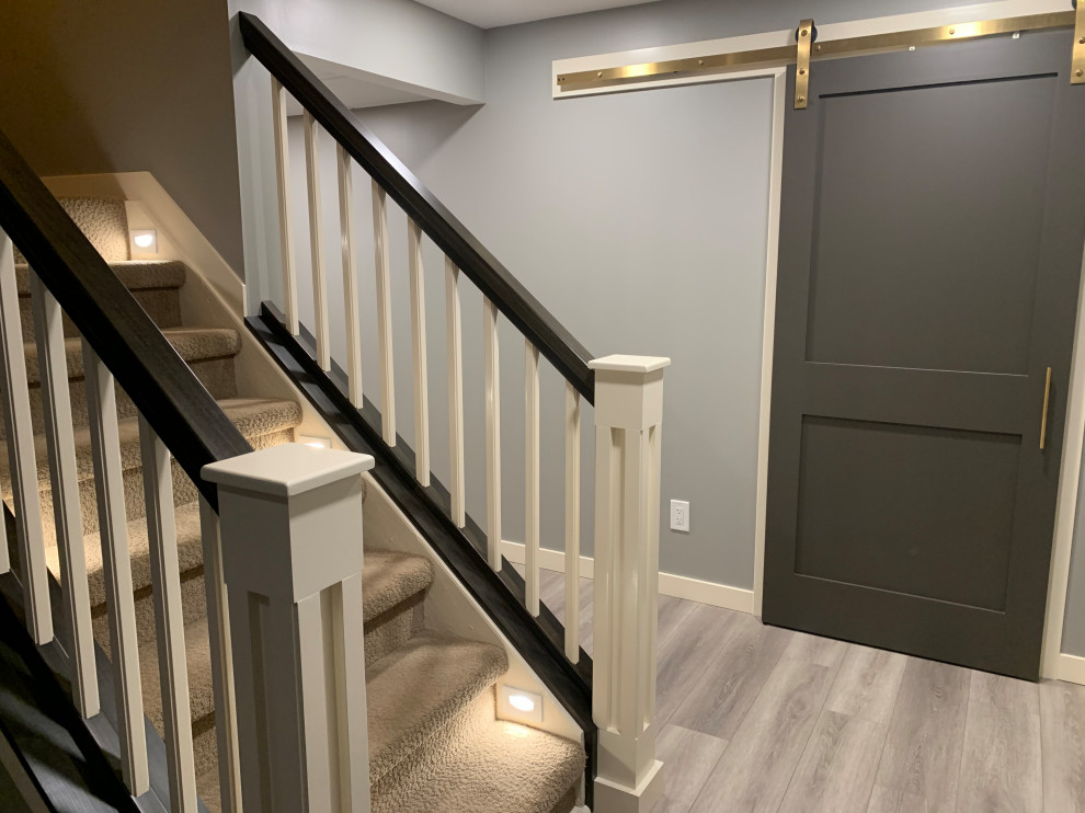 Basement Remodel Rochester Hills, Michigan - Transitional - Basement ...