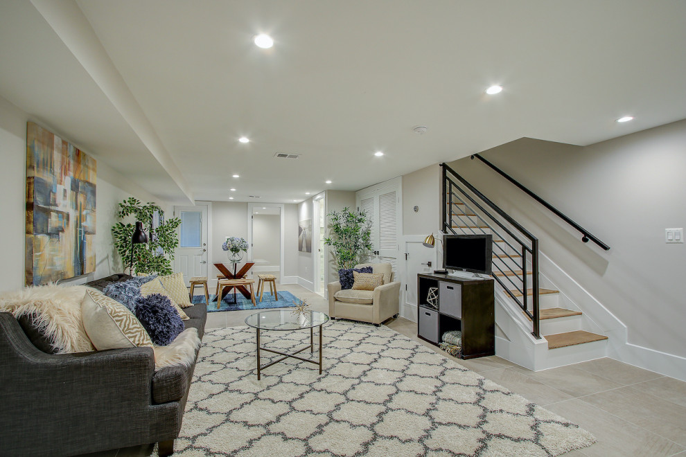 Basement remodeled with bedroom space and extra closet space, Spring ...