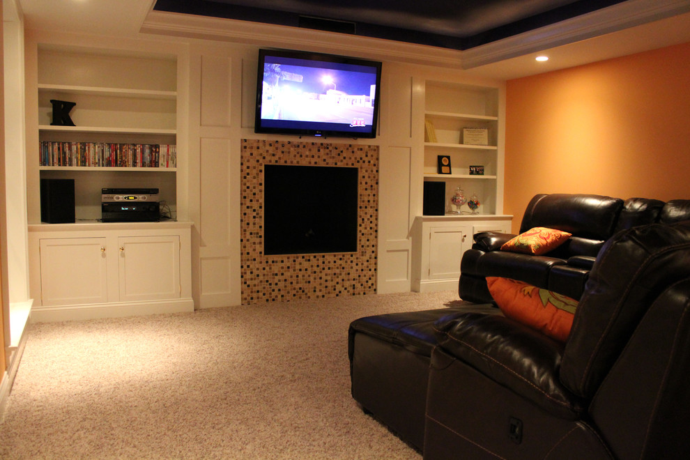 Basement Remodels - Traditional - Basement - Philadelphia - by Lindsay ...