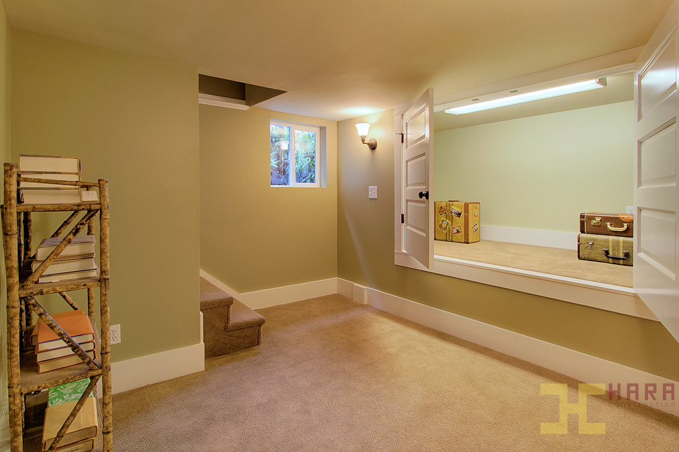 Basement Remodles - Modern - Basement - Seattle - by Hara Construction ...