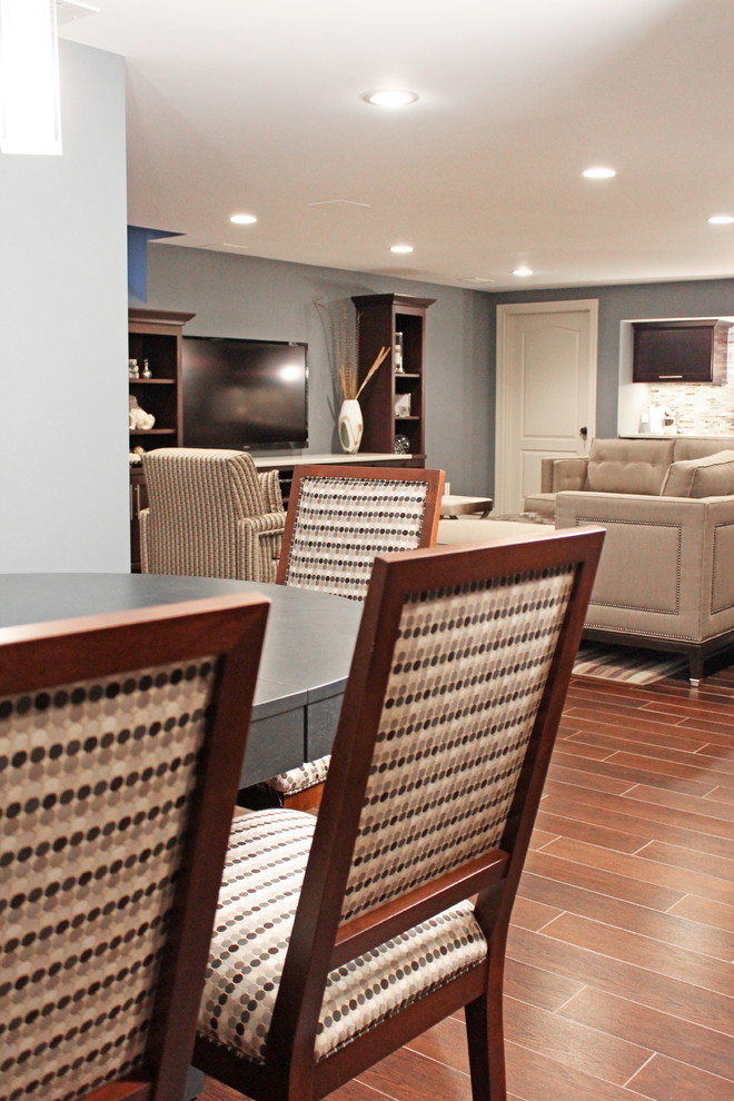 Basement Renovation - Basement - New York - by Carrie Wissner Designs ...