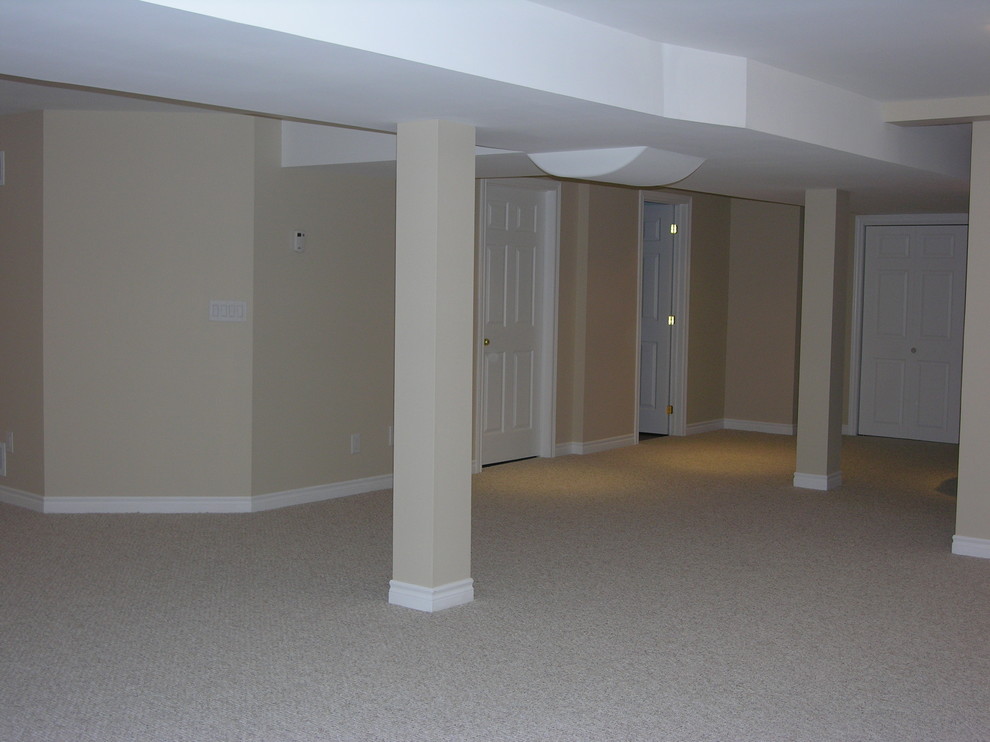 Basement Richmond Hill - Traditional - Basement - Toronto - by Castle ...