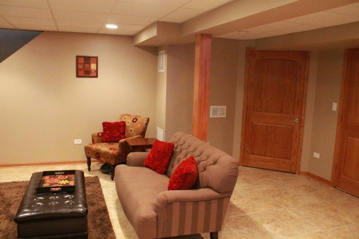 basement sofa chair decorating ideas - Modern - Basement - Detroit | Houzz