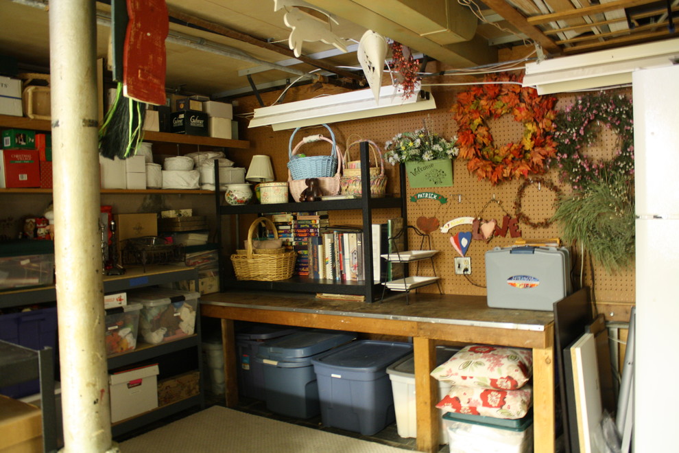 Basement Storage Space #2 - Traditional - Basement - Chicago - by Chaos ...