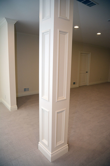 Basement Support Post Trim - Openbasement