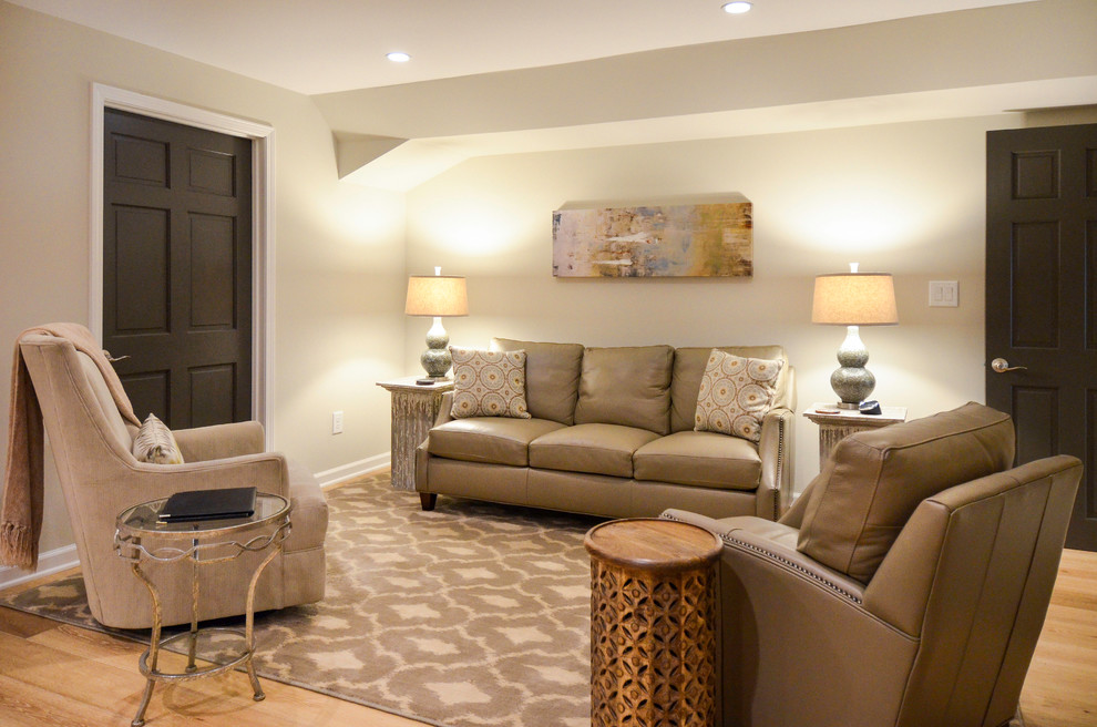 Basement Transformation - Transitional - Basement - Atlanta - by Karen ...