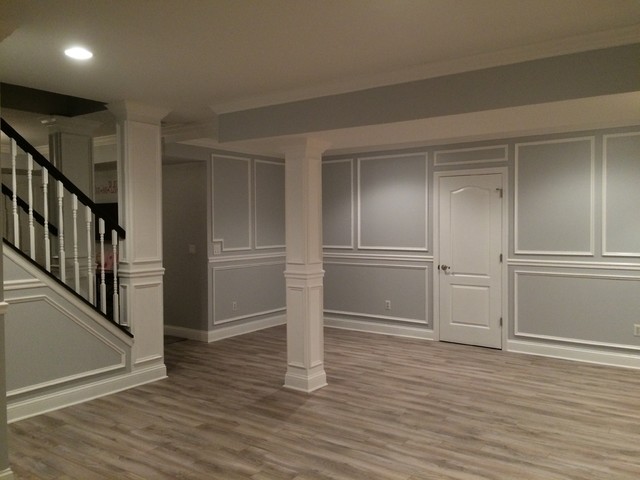 Basement trim - Traditional - Basement - New York - by Finished ...