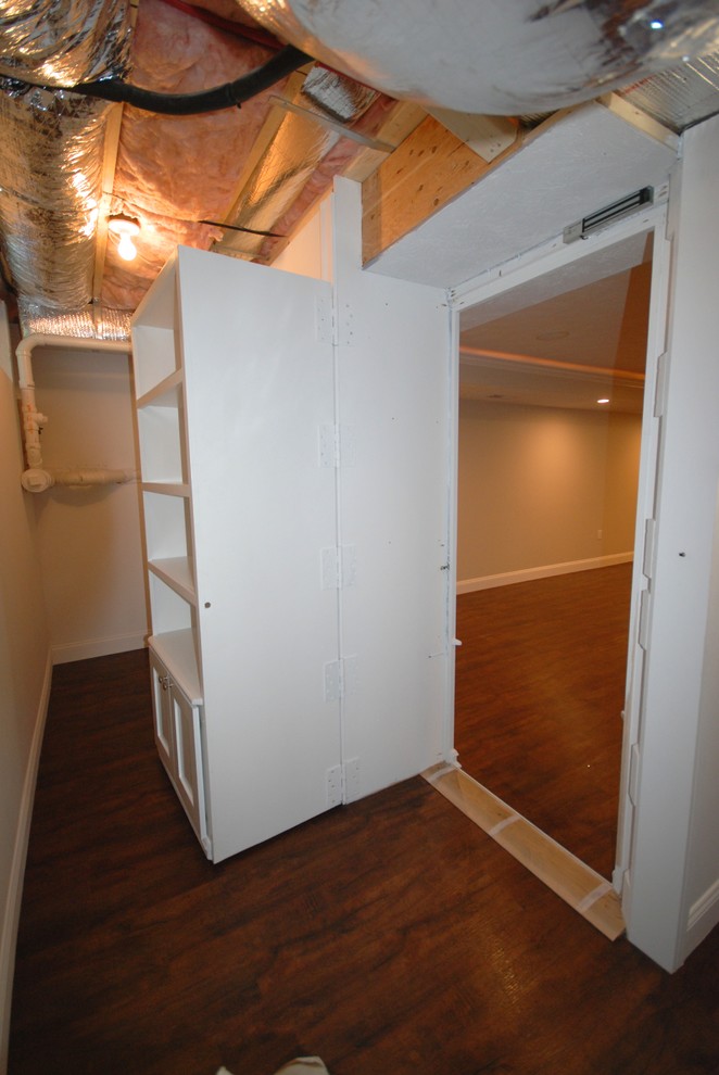 Basement with Hidden Door - Hopkinton, MA - Basement - Boston - by ...