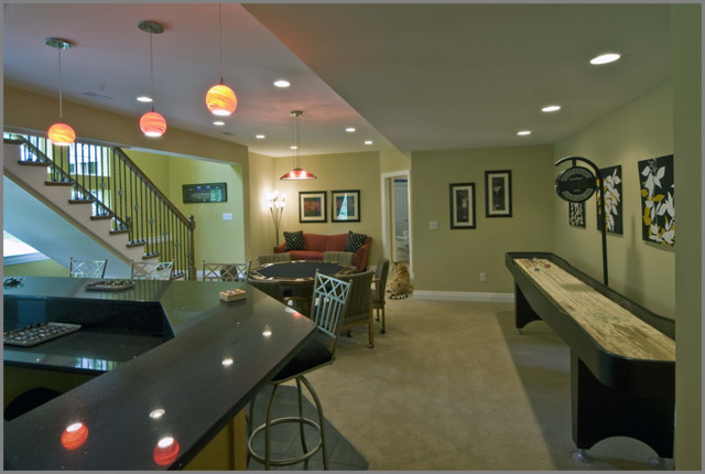 Basements and Lower Level Spaces - Traditional - Basement - St Louis ...
