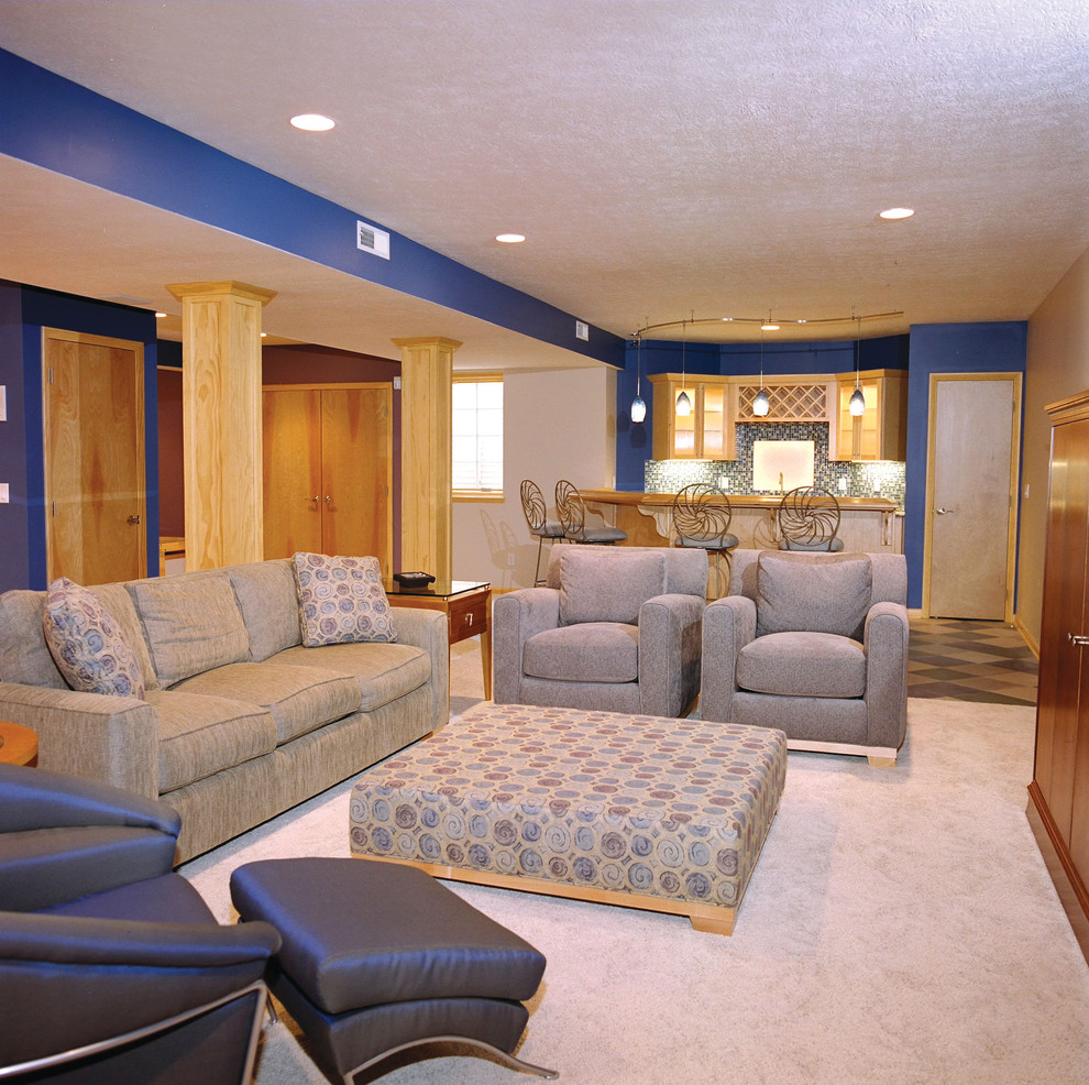 Basements - Traditional - Basement - Cleveland - by Dover Home ...