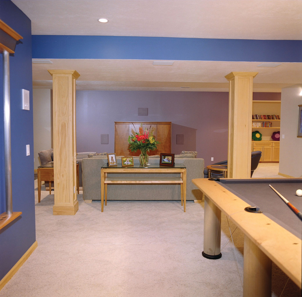 Basements - Traditional - Basement - Cleveland - by Dover Home ...