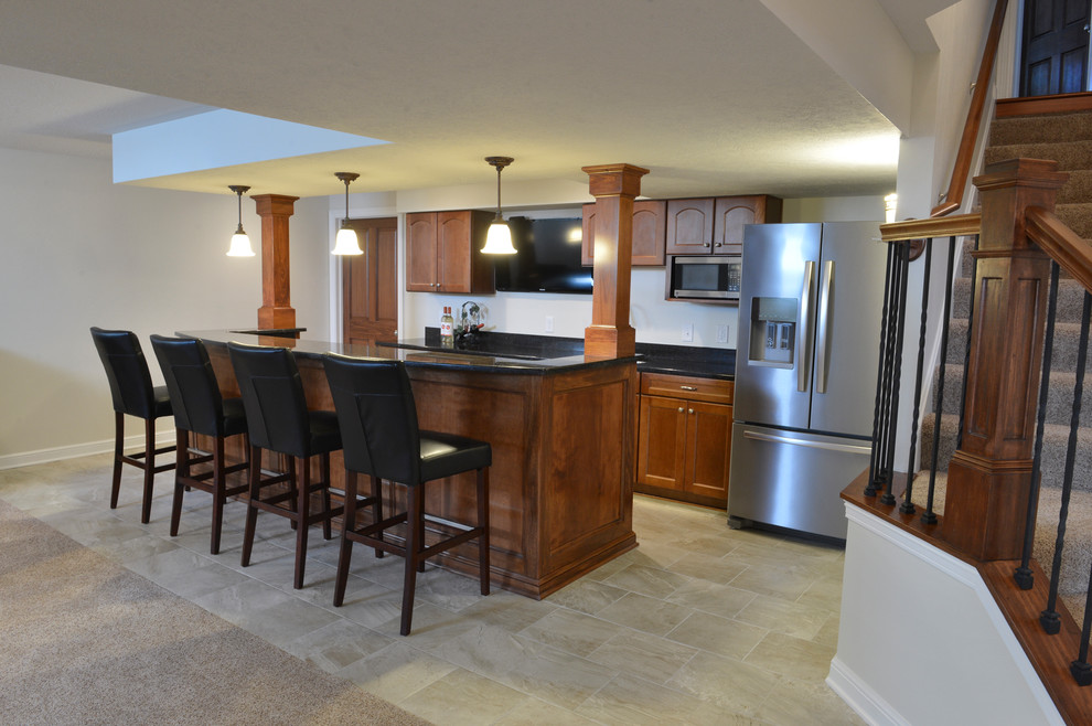 Basements - Traditional - Basement - Cleveland - by Hurst Design Build ...