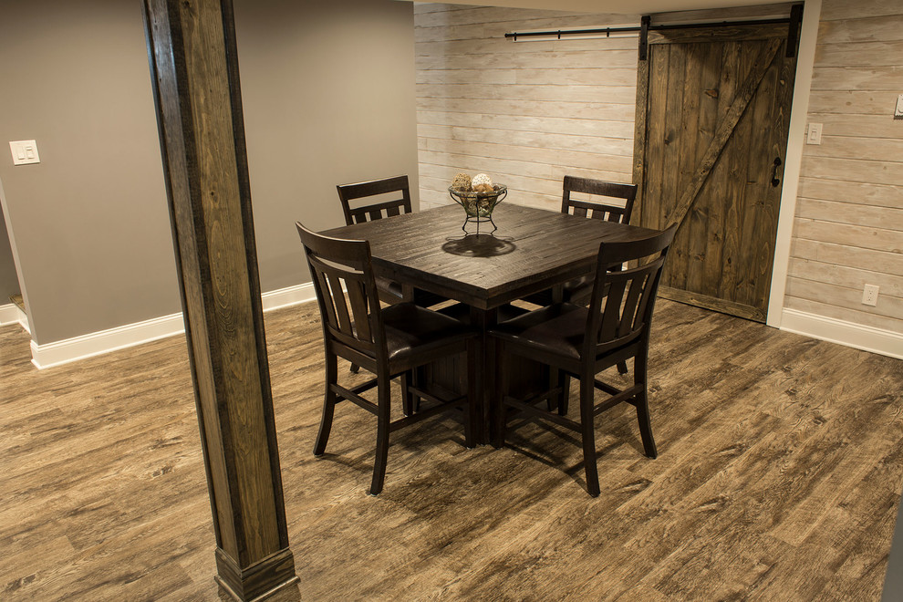 Basements - Rustic - Dining Room - Boston - by Kitchens and Baths by K ...