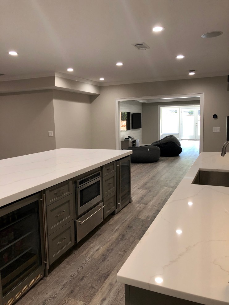 Beautiful Basement Project in Milton - Basement - Atlanta - by BCM ...