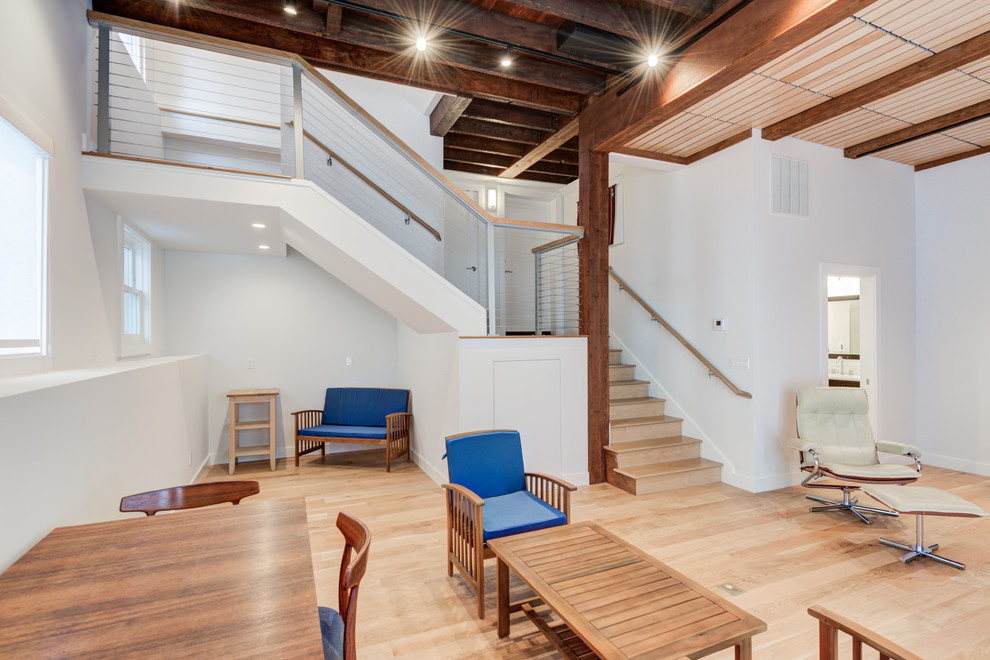 Beaver St. Basement Conversion - Contemporary - Basement - San ...