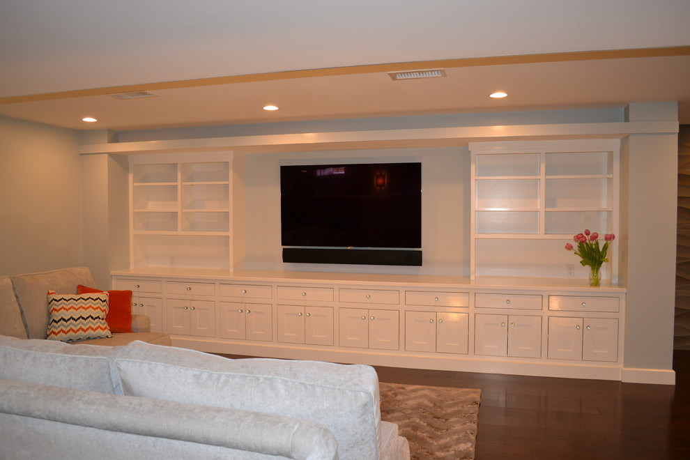 Bedford Basement - Modern - Basement - Boston - by Timberwolf ...