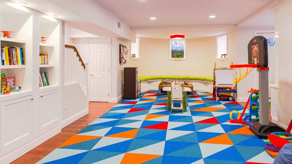 Bedford, Westchester county NY Basement - Contemporary - Basement - New ...