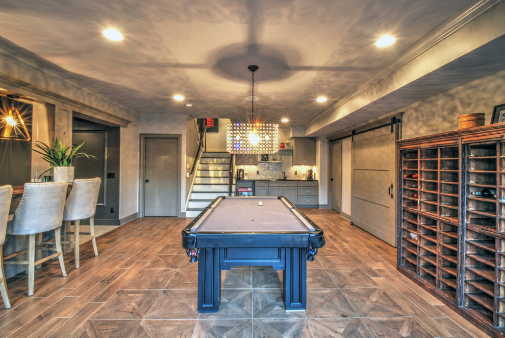 Belgian Farm House - Basement - Cleveland - by Old World Custom Homes ...
