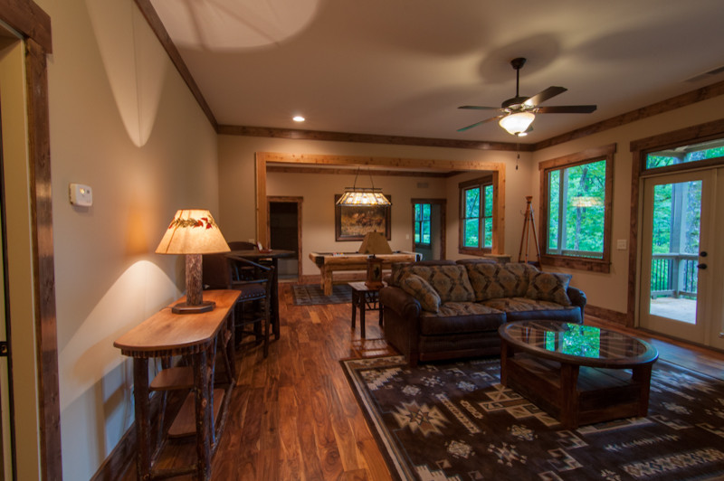 Big Canoe Choctaw Home - Rustic - Basement - Atlanta - by Lakota Cove ...