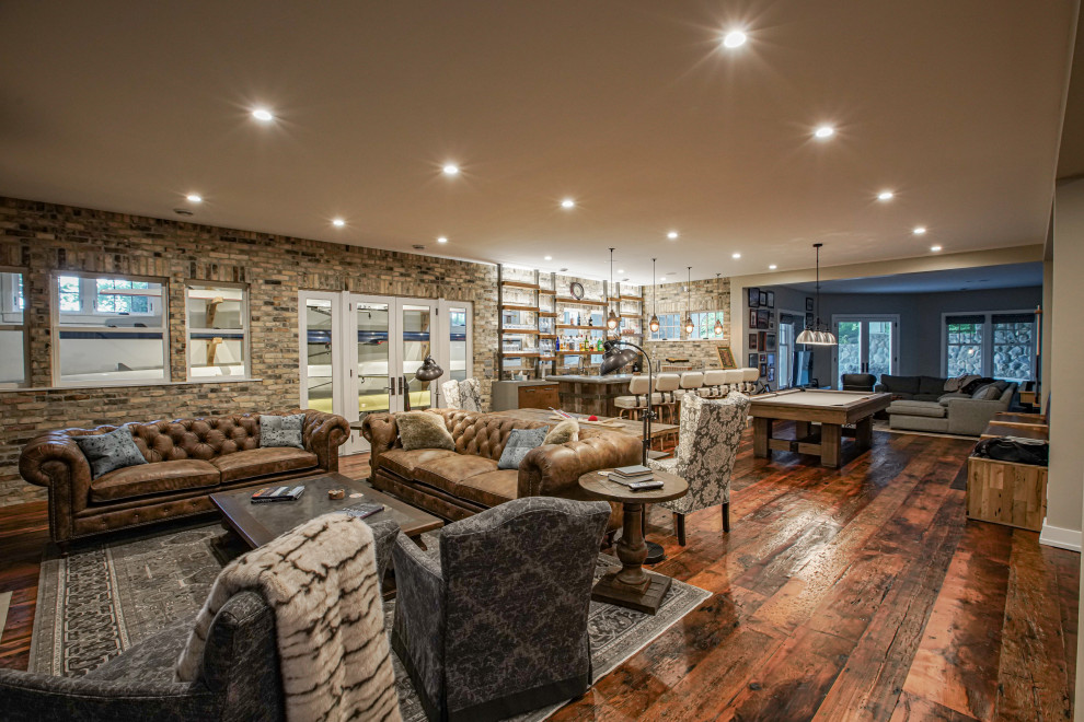Big Cedar Lake House - Eclectic - Basement - Milwaukee - by Barenz ...