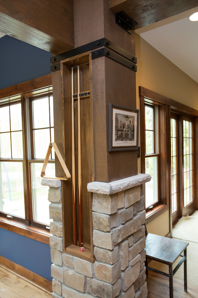 Big Woods Lower Level Lodge - Rustic - Basement - Minneapolis - by ...