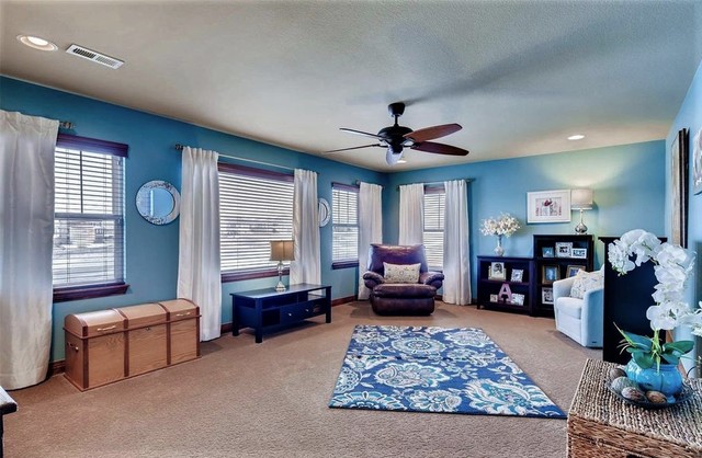 Blackstone new home window treatments - Coastal - Basement - Denver ...