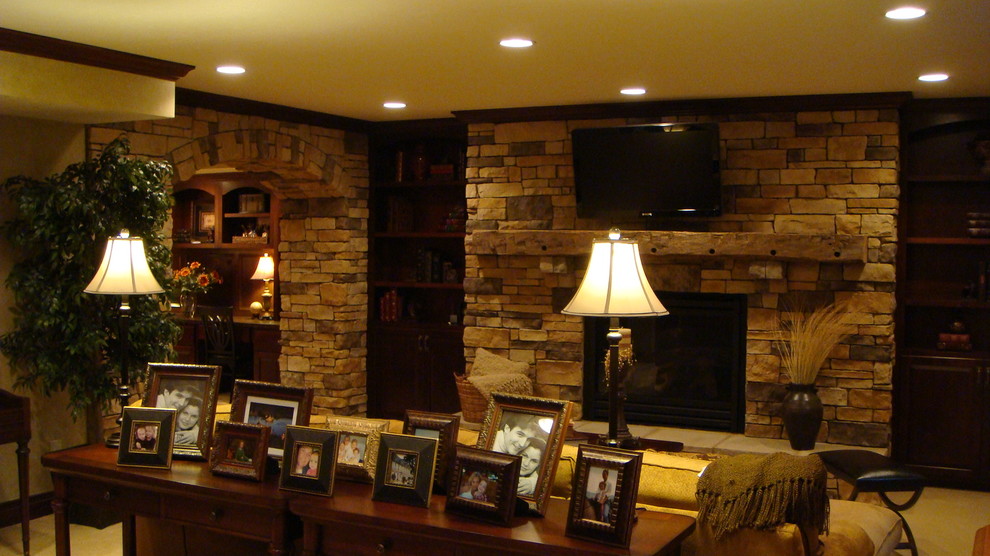 Bradley - Traditional - Basement - Columbus - by Buckeye Basements, Inc ...