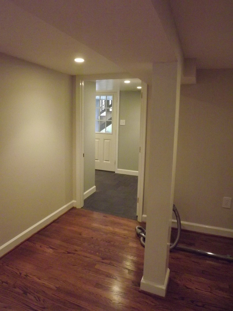 Broad Branch NW Washington DC Basement Remodel - Traditional - Basement ...
