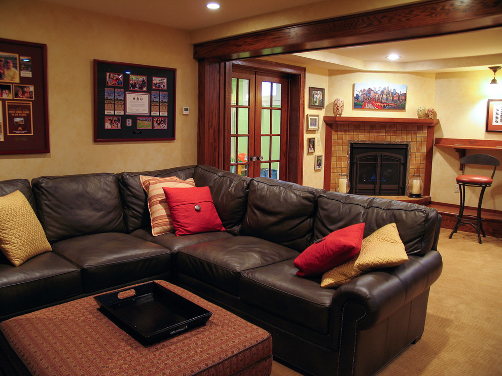 Bryn Mawr Craftsman - Craftsman - Basement - Minneapolis - by Filla ...