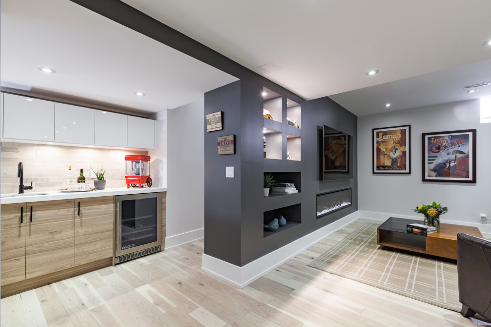 Bungalow Remodel - Contemporary - Basement - Toronto - by Intrinsic ...