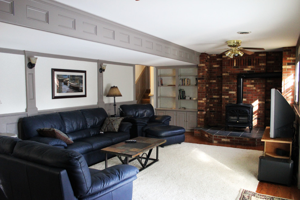Butler Den/Basement - Traditional - Basement - DC Metro - by Lauryn ...