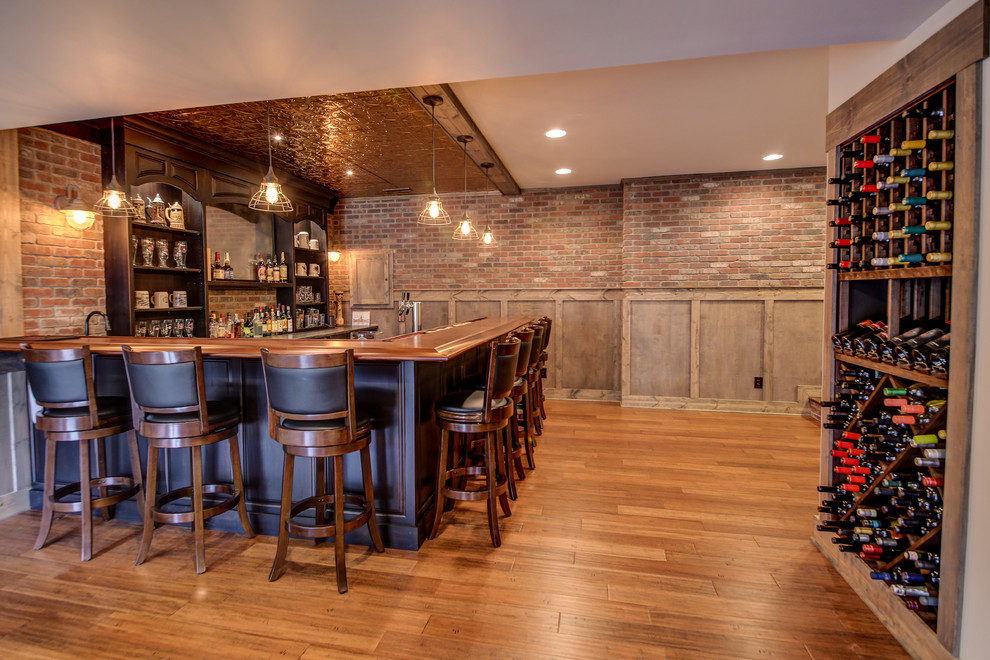 Byrds English Pub Basement - Traditional - Basement - Dallas - by Karen ...