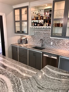 Cambria Roxwell Wet Bar & Cambria Swanbridge Vanity - Contemporary ...