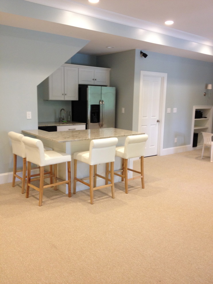 Cape Cod Traditional Basement Boston By Lme Designs Houzz