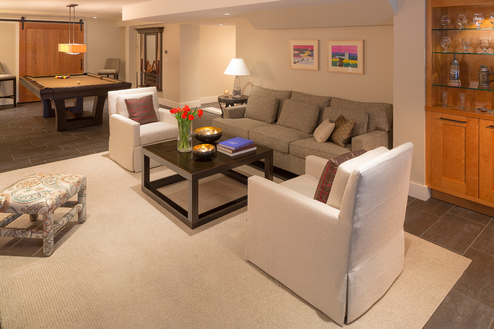 Captured Space In Vermont - Modern - Basement - Burlington - by ...
