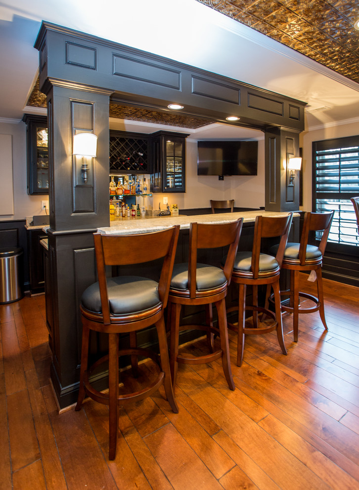 Central Entertainment Basement Remodel in Haymarket VA - Home Bar - DC ...