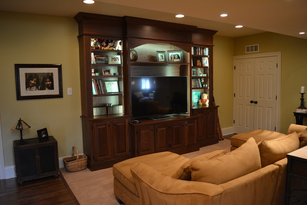 Cherry Creek Farm Basement Finishing - Traditional - Basement ...