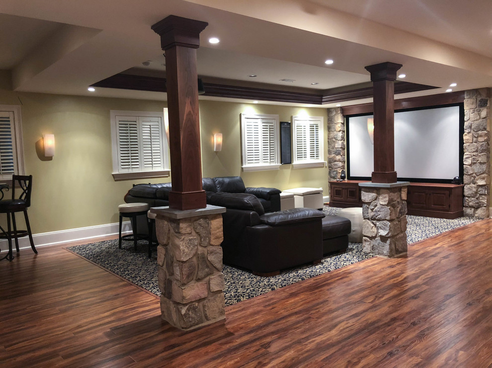 Cherry Creek Farm Basement Finishing West Chester PA - Traditional ...