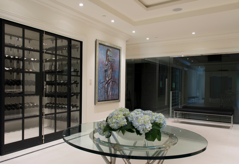 City Glamour - Wine Room - Traditional - Basement - DC Metro - by ...
