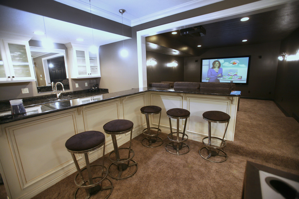 Claridge Way Basement Remodel - Traditional - Basement - Indianapolis ...