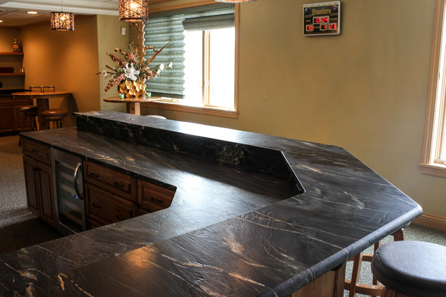 Clarion, PA Basement Bar - Transitional - Basement - Other - by Premier ...