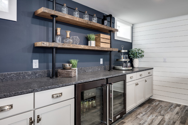 Classically Clean: A Black & White Kitchen Masterpiece - Transitional ...