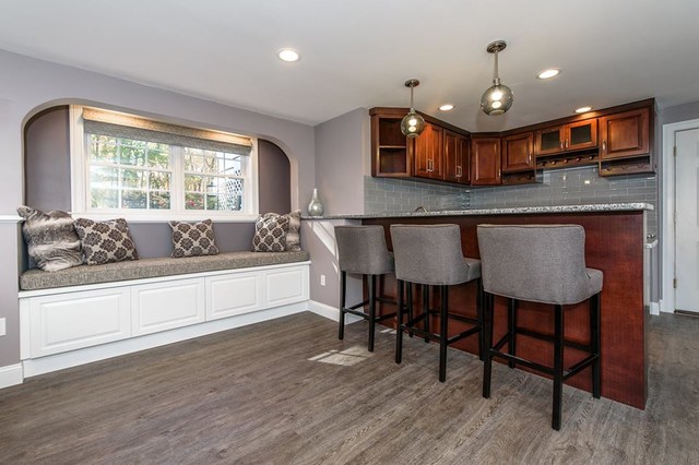 Complete Modern Basement Remodel - Modern - Basement - New York - by ...
