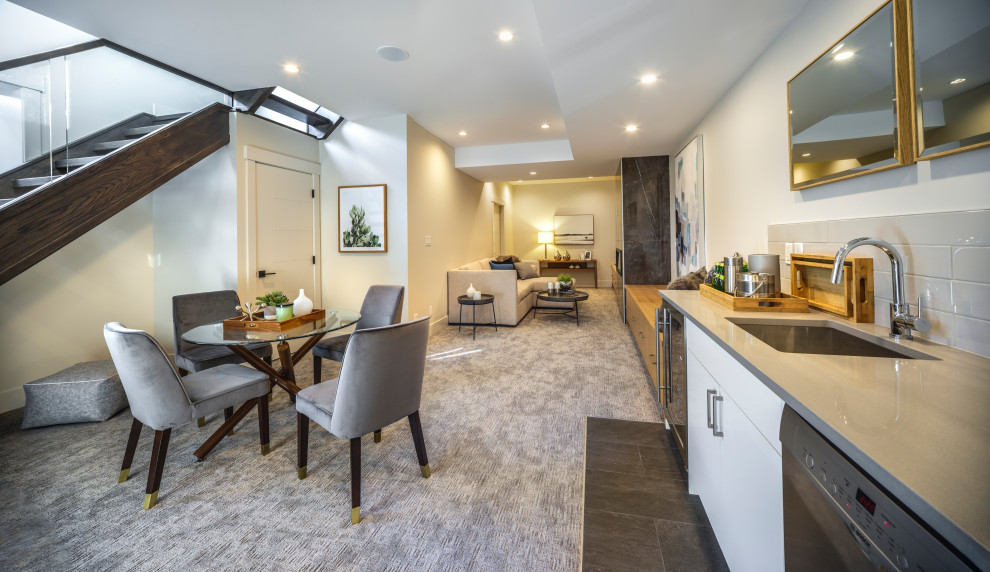 Contemporary Basement - Contemporary - Basement | Houzz