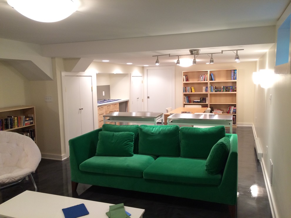 Contemporary Basement - Contemporary - Basement - New York - by Keenan ...