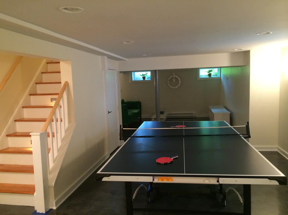 Contemporary Basement - Contemporary - Basement - New York - by Keenan ...