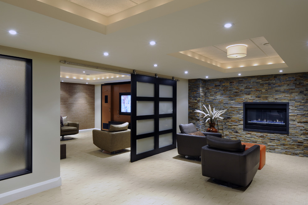 Contemporary Basement - Contemporary - Basement - Ottawa | Houzz