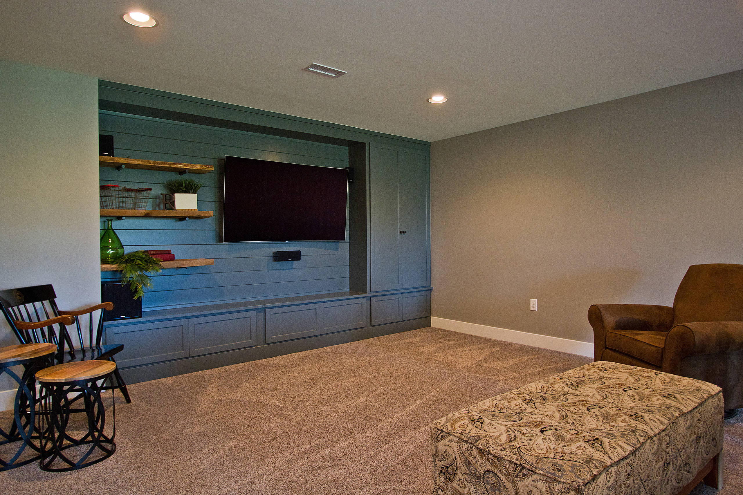 Craftsman Style Interior Design Basement Interior Designer Geneva IL